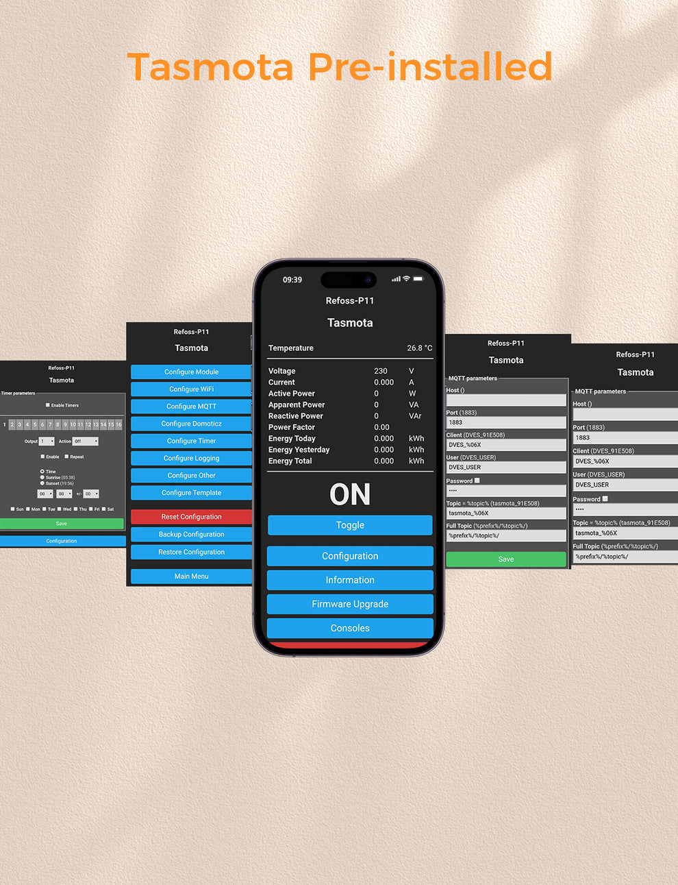 Refoss Tasmota Plug, P11, 2 Pack(EU Version) – Refoss Official Store