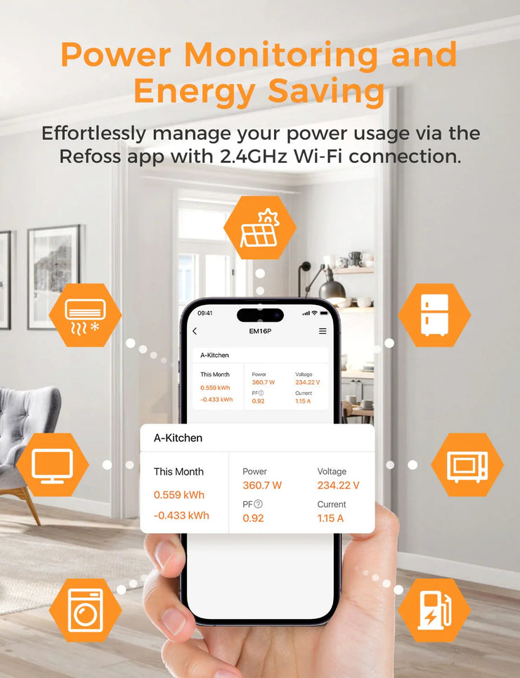 Refoss Open API Smart Energy Monitor, EM16P – Refoss Official Store